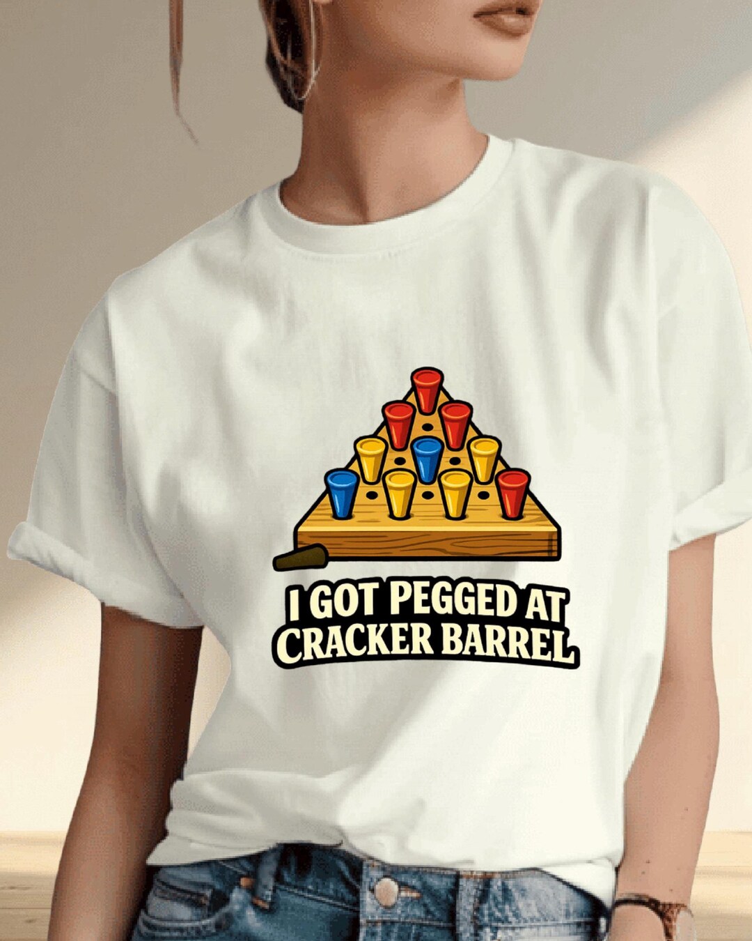 Cracker Barrel Peg Game Tee: Funny Southern Meme Shirt - Etsy