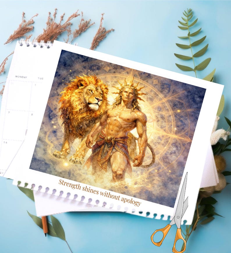Illustrated Dark Enchanted Men 2026 Wall Calendar: Kaleidoscope Art ...