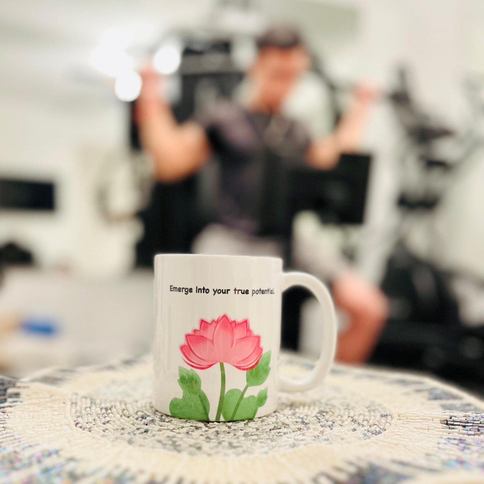 Inspirational Coffee Mug – Rise Through Adversity, Embrace With Grace ...
