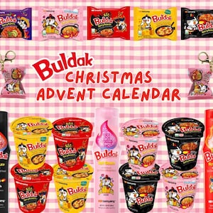 Ramen Advent Calendar - Etsy