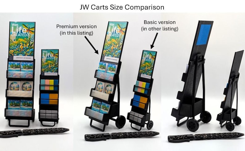 JW Trolley Cart for Public Witnessing Ministry Model 1:6 Scale - Etsy