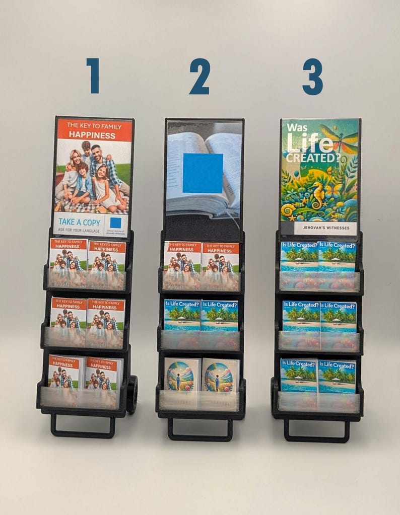 JW Trolley Cart for Public Witnessing Ministry Model 1:6 Scale - Etsy