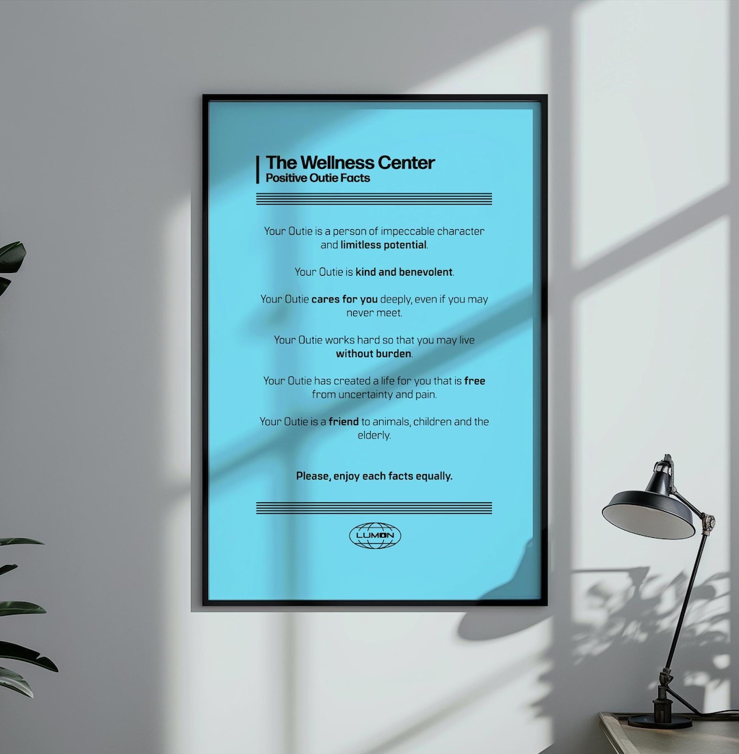 Severance Wellness Center Poster, Lumon Merch, Minimalist Home Decor ...