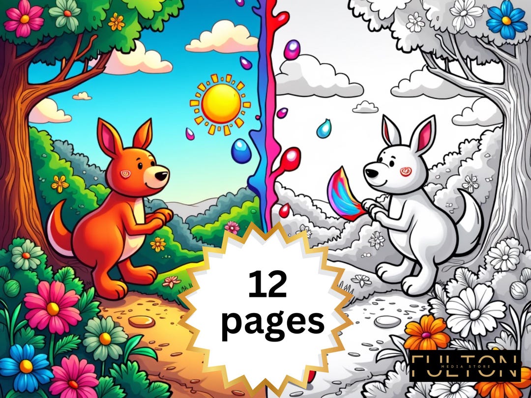 Printable ADHD Coloring Book for Kids: Fun & Creative for Energetic ...