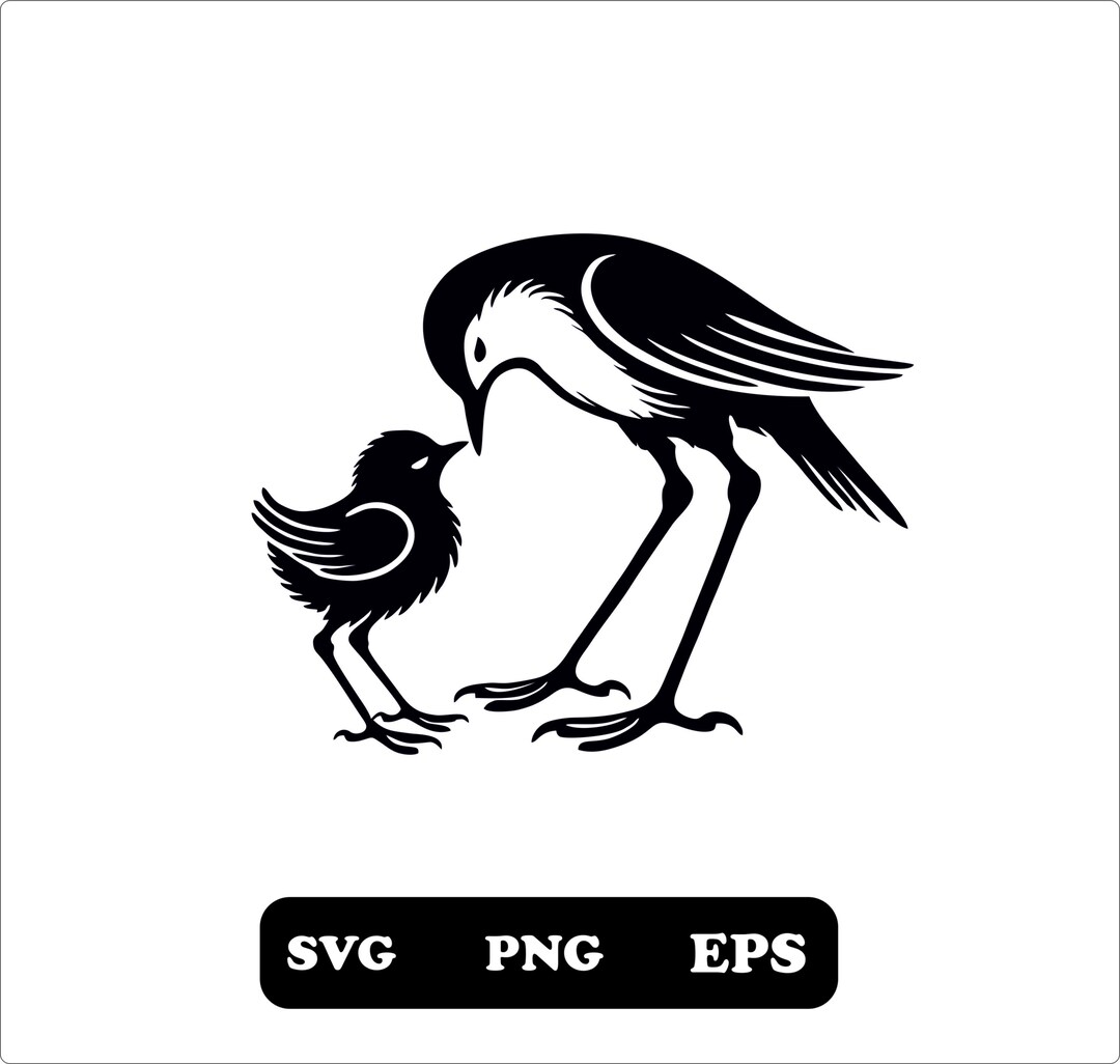 Bird Family Svg, Mother Bird, Life in Nature, First Lessons, Fatherly ...