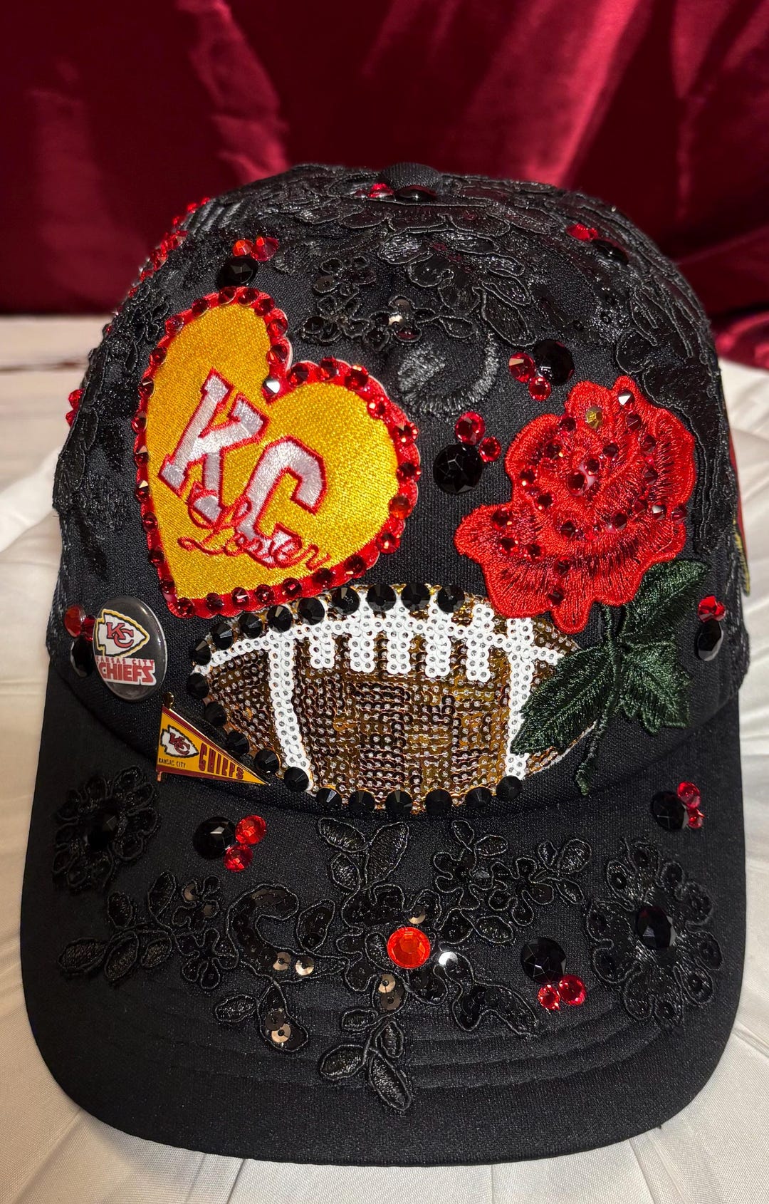 Black KC Lover Hat - Etsy