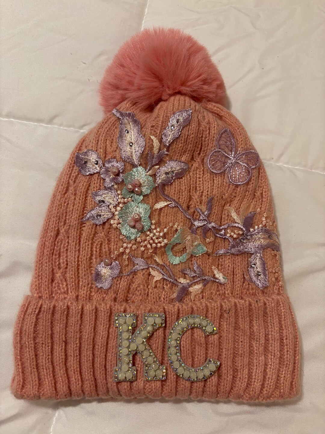 KC Pink Stocking Cap - Etsy
