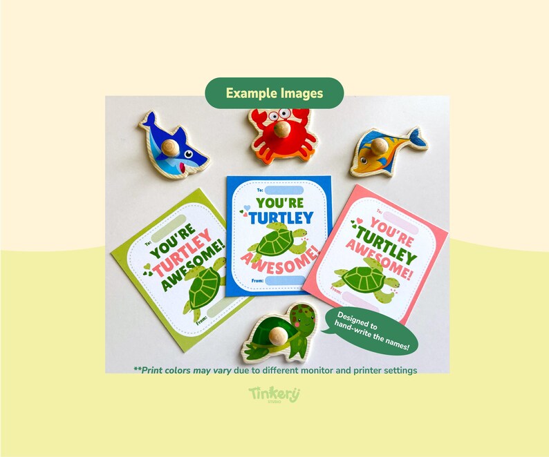 Turtley Awesome Gift Tag Printable •teacher Appreciation Gift Tags•cute ...