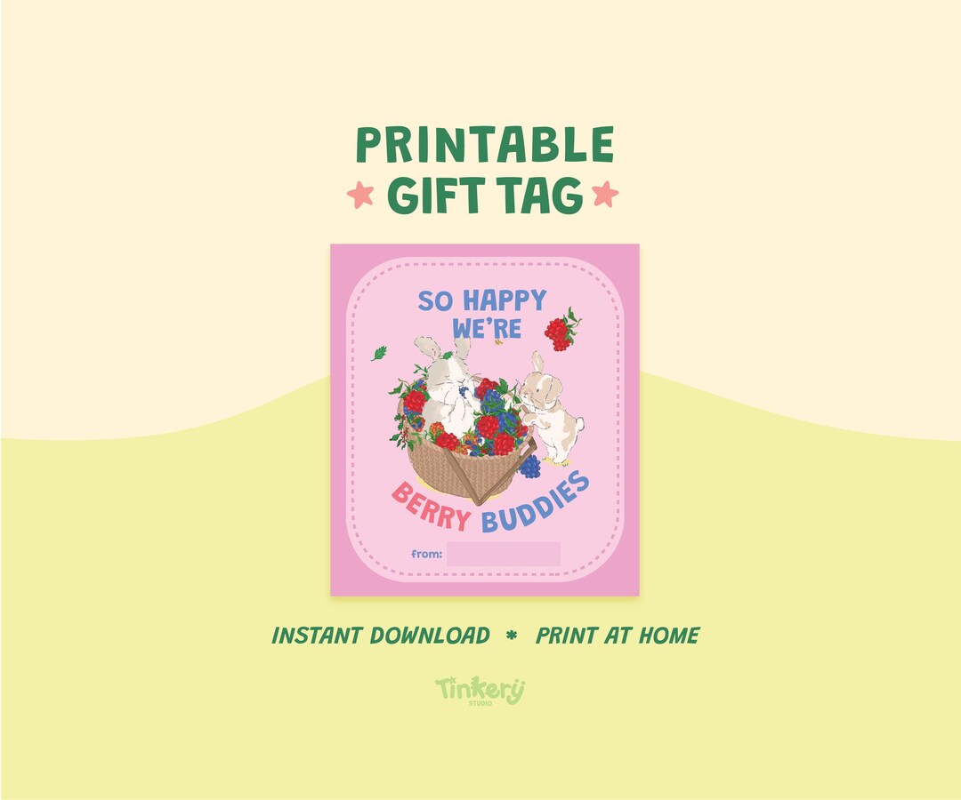 Printable Gift Tags for Kids – Fun Punny Tags for Class Treats ...