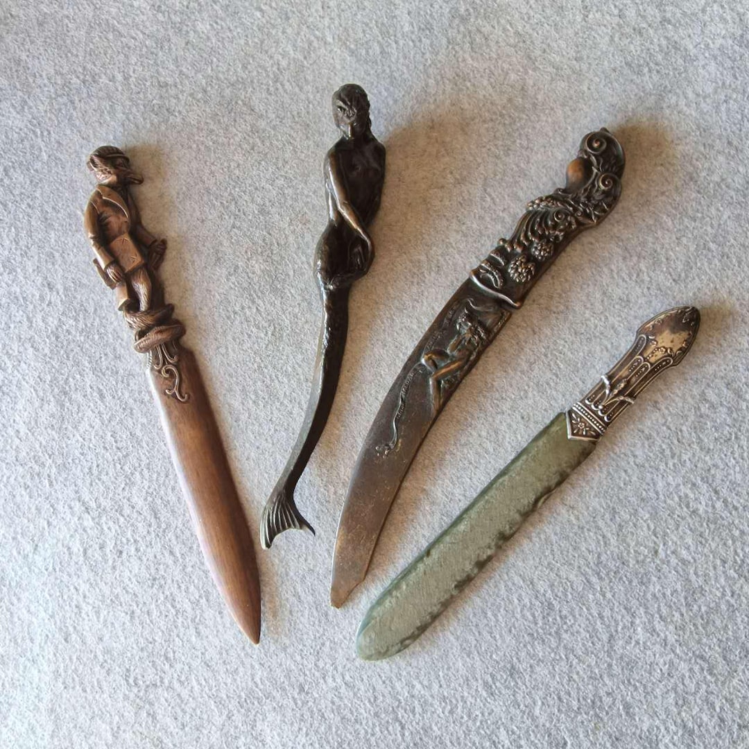 Four Antique Letter Opener Collection, of Different Designs and ...