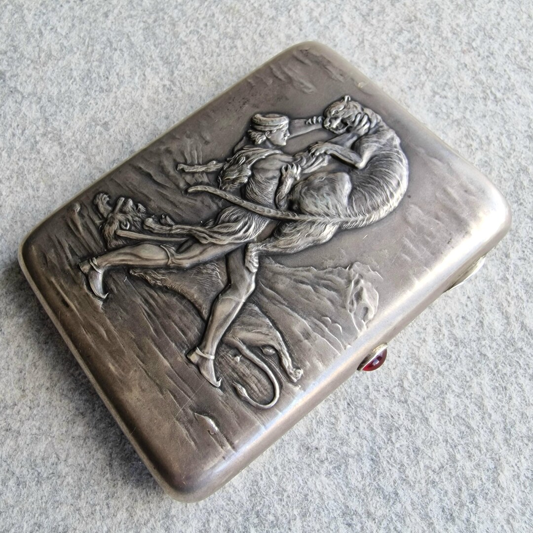 1900s Russian 875silver Cigar Box - Etsy