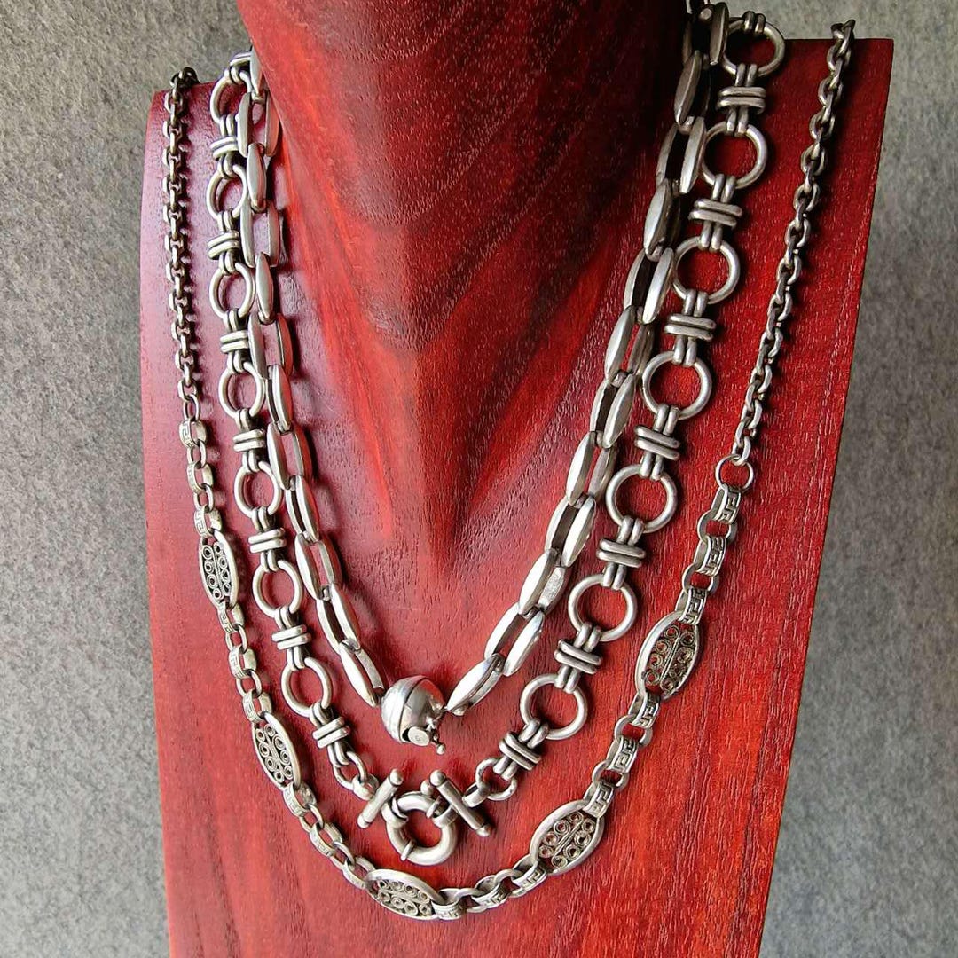 Three Special Antique Watch Chain or Chain. - Etsy
