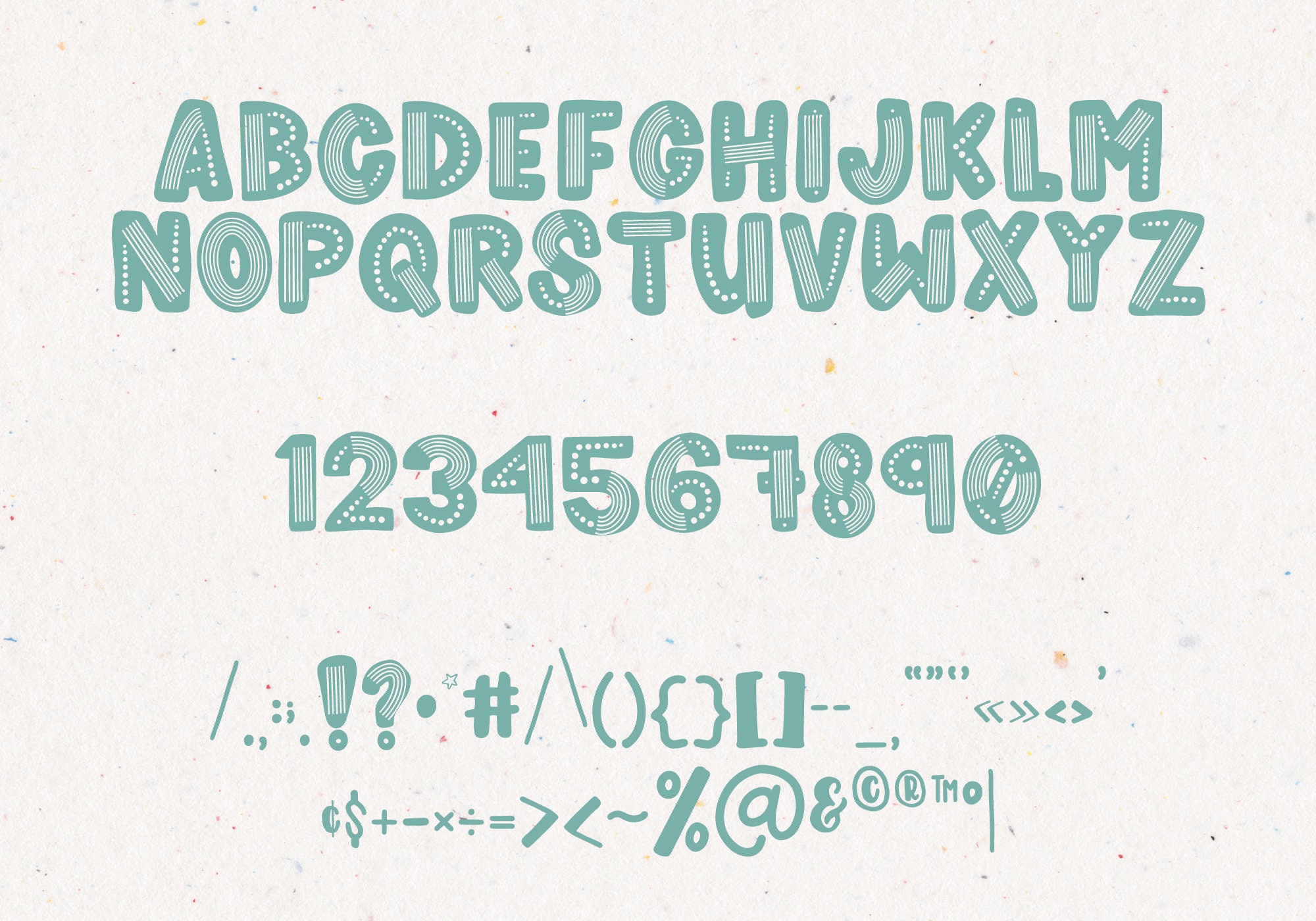 Rainboho Font Family an Abstract Hand Drawn Rainbow Font All Caps ...