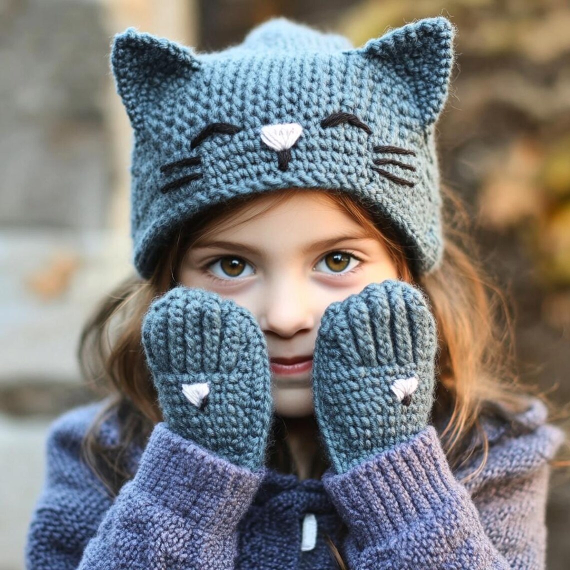 Crochet Pattern Cat Paws Gloves : a Handmade Gift She Will Love - Etsy