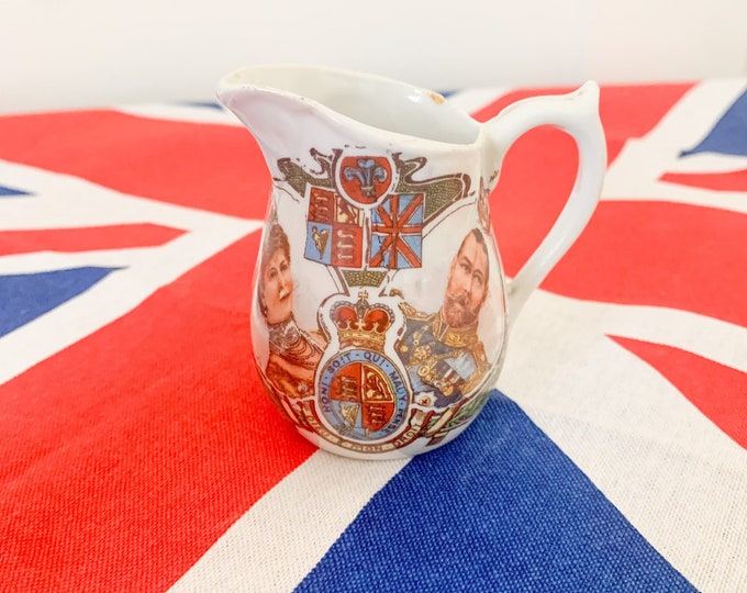 King Edward VII Coronation Creamer or Child's Pitcher - Etsy