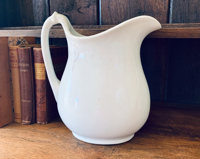 Antique Ironstone Pitcher Rope Pattern - Etsy