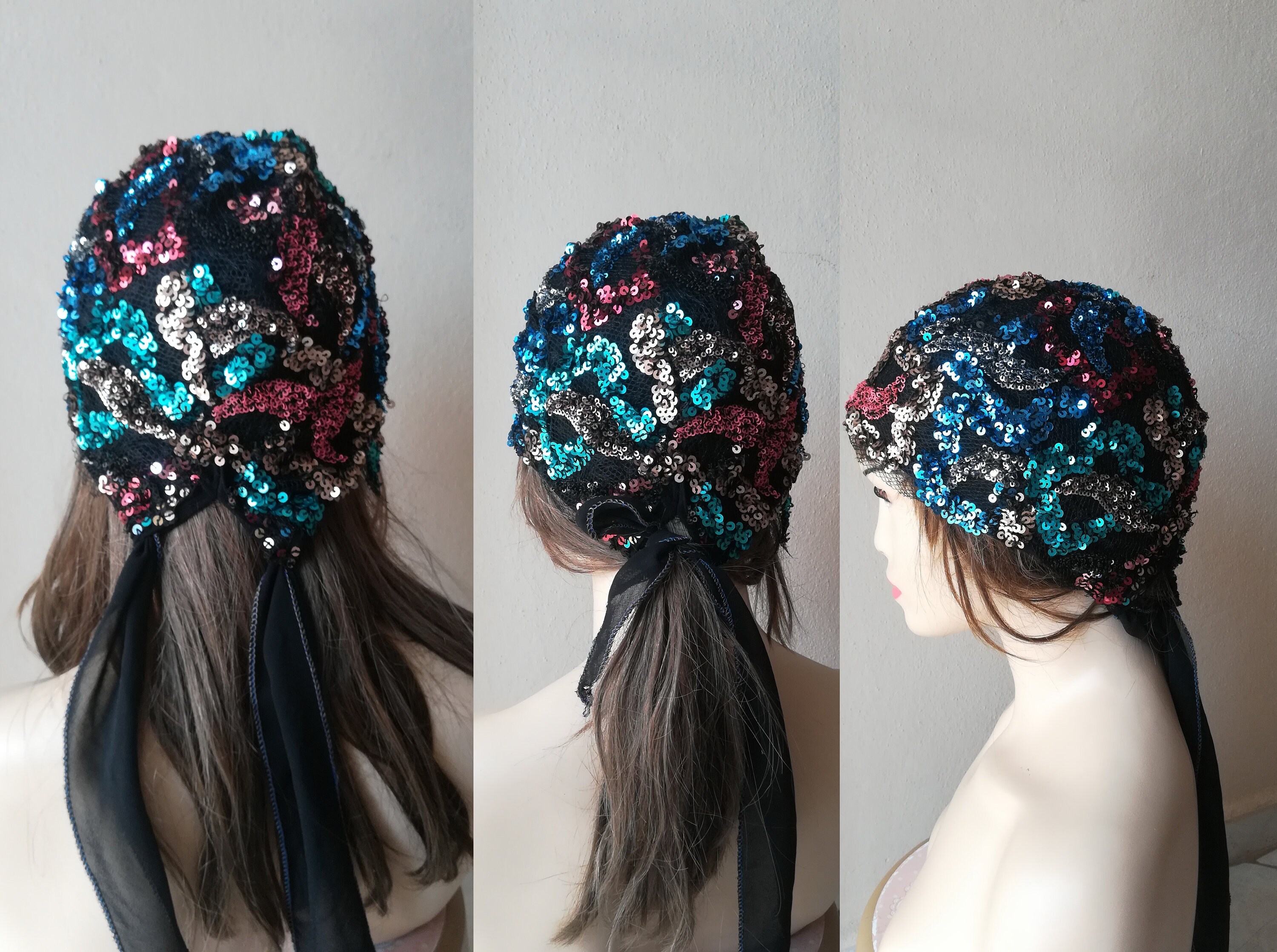 Scrub Caps for Women Chemo Wedding hat Sparkly Fabric Cap | Etsy