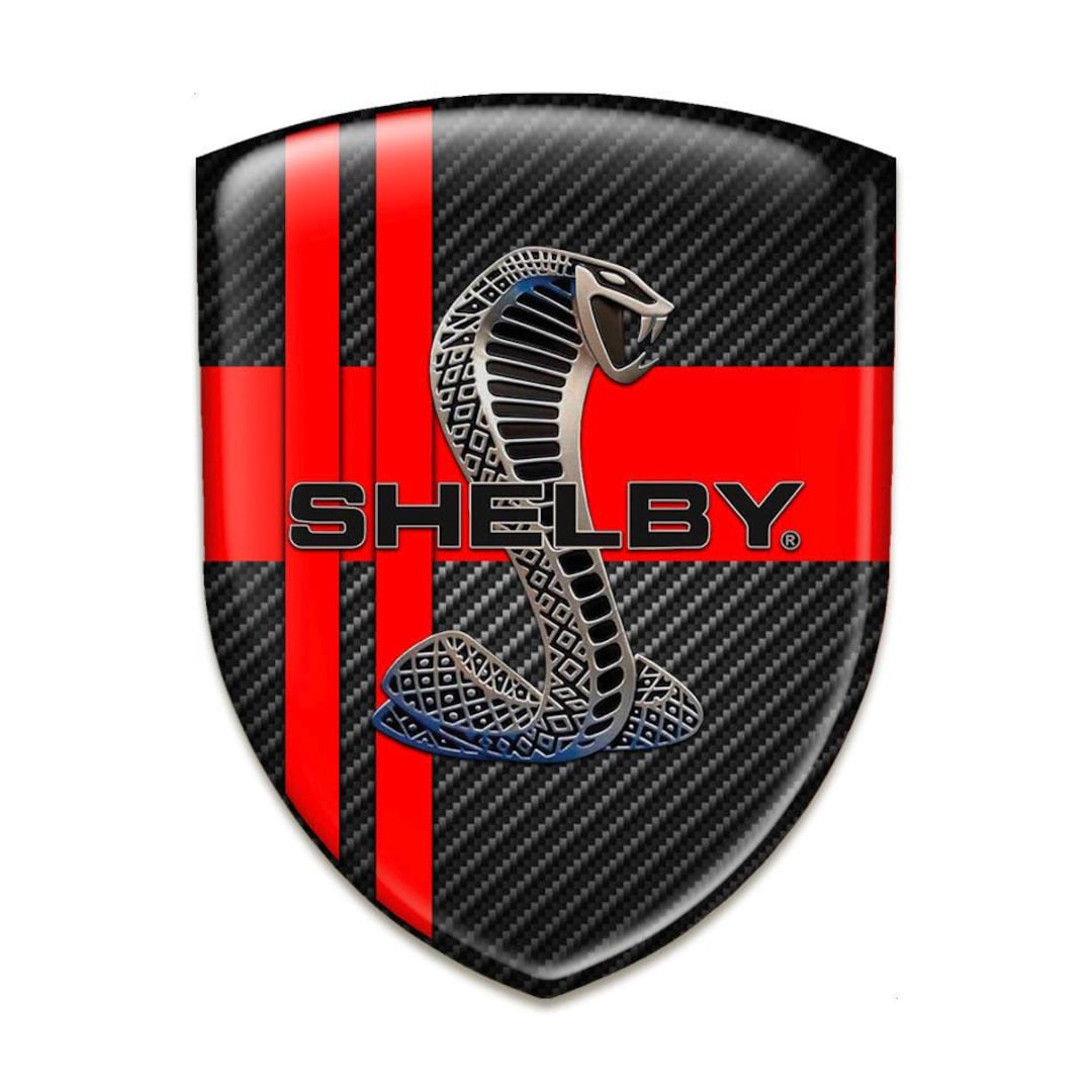 Shelby Cobra Domed Silicone Emblem/auto Tuning Badge/self Adhesive ...