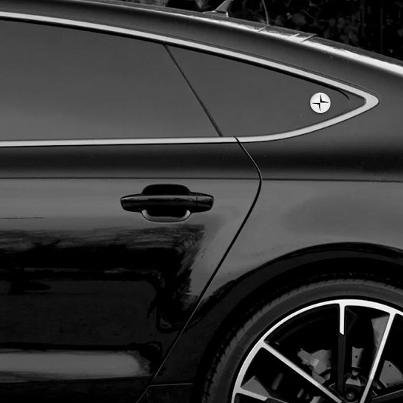 Set of 4 Pcs Volvo Polestar Wheel Emblems Center Cap Stickers Wheel ...