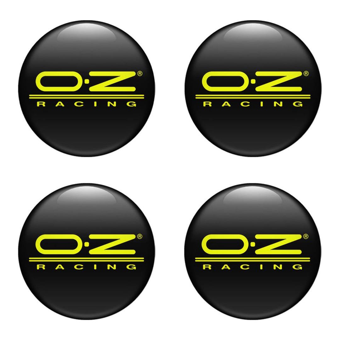 Set of 4 Pcs OZ Wheel Emblems Center Cap Stickers Wheel Center Hub Caps ...