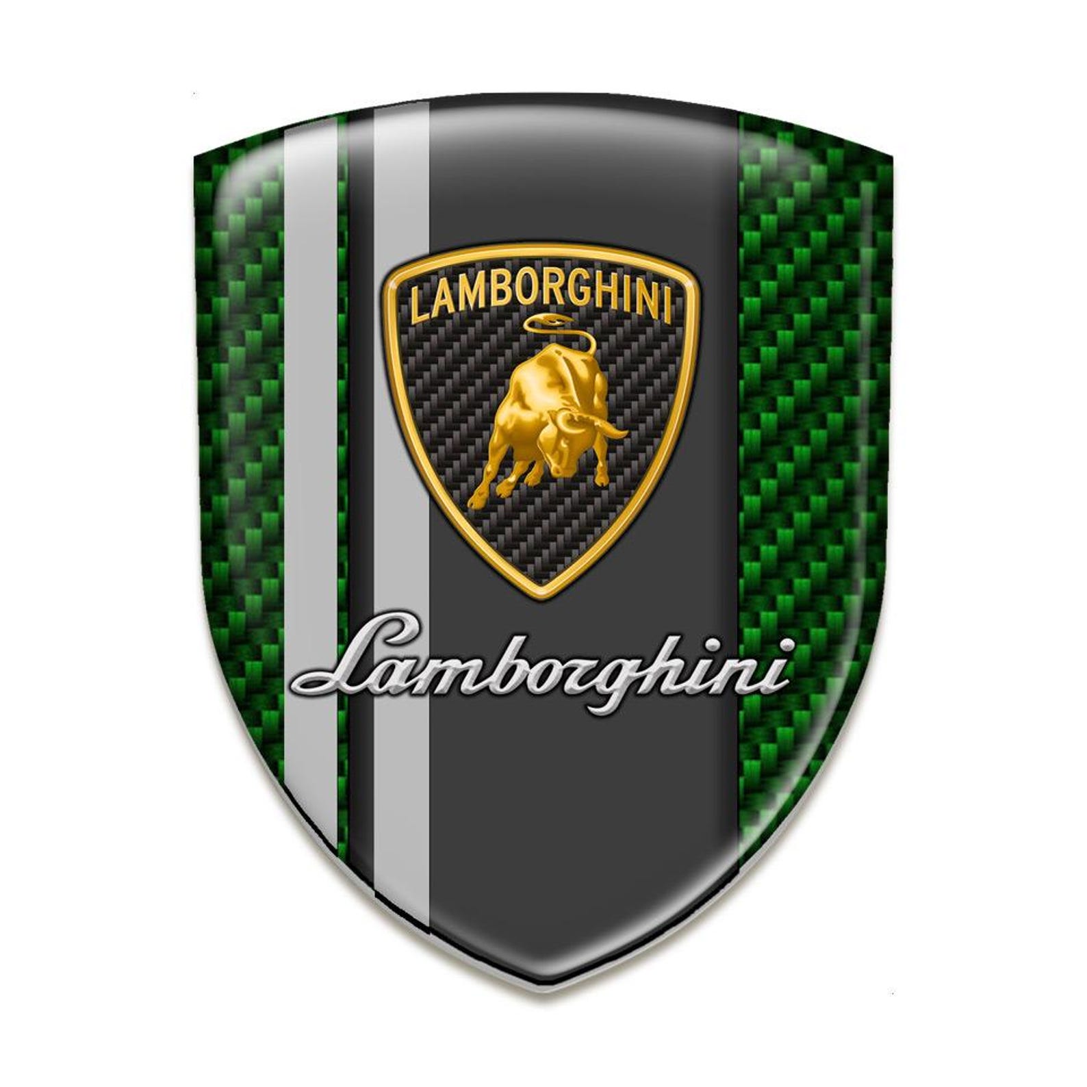 Lamborghini Resin Shield Sticker/auto Tuning Badge/3d Self Adhesive ...