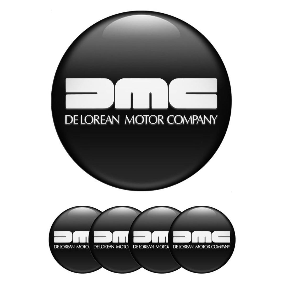 Delorean DMC Wheel Center Hub Caps: Domed Epoxy Stickers (set of 4) - Etsy