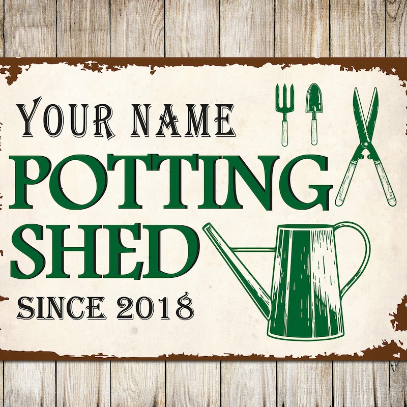 Potting Shed Sign - Etsy UK