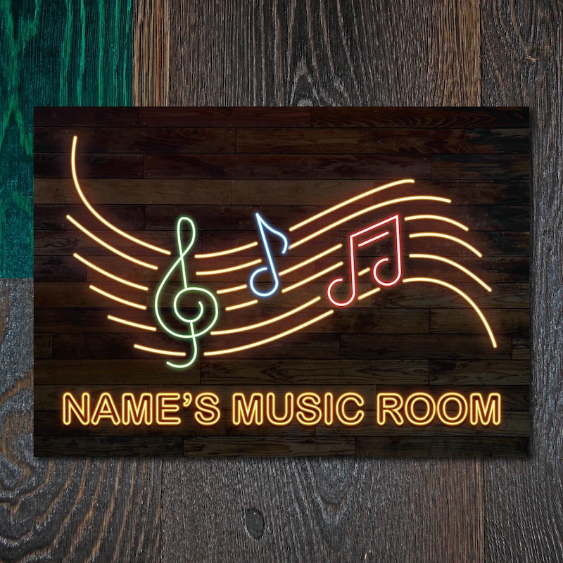 Music Room Record Sign - Etsy UK