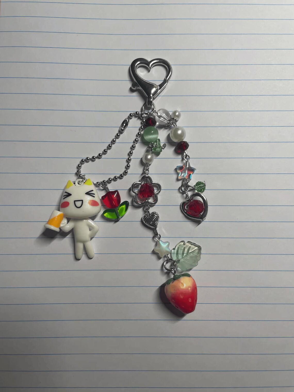 Cute Cat Keychain Charm Anime Kawaii Toro Inoue Phone Straps Gotochi ...