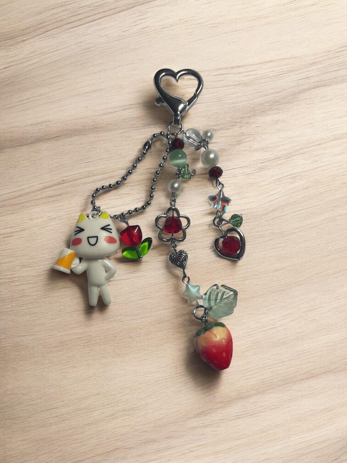 Cute Cat Keychain Charm Anime Kawaii Toro Inoue Phone Straps Gotochi ...