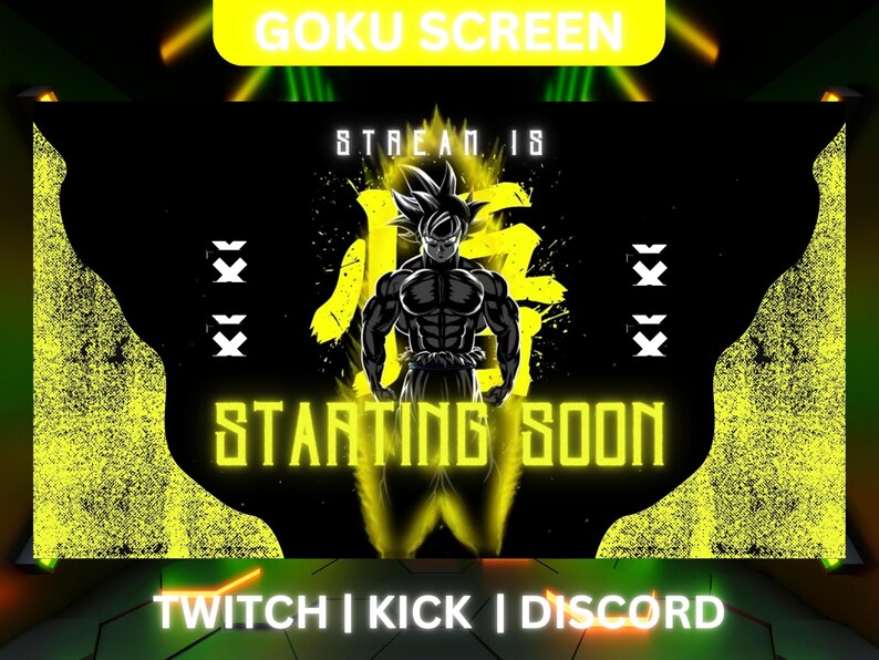 Animated Anime Character Stream Overlay Bundle | Twitch Overlay Pack ...