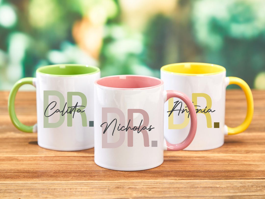 Custom Doctor Coffee Mug,dr Gift Mug,ceramic Doctor Mug,doctor Thank ...