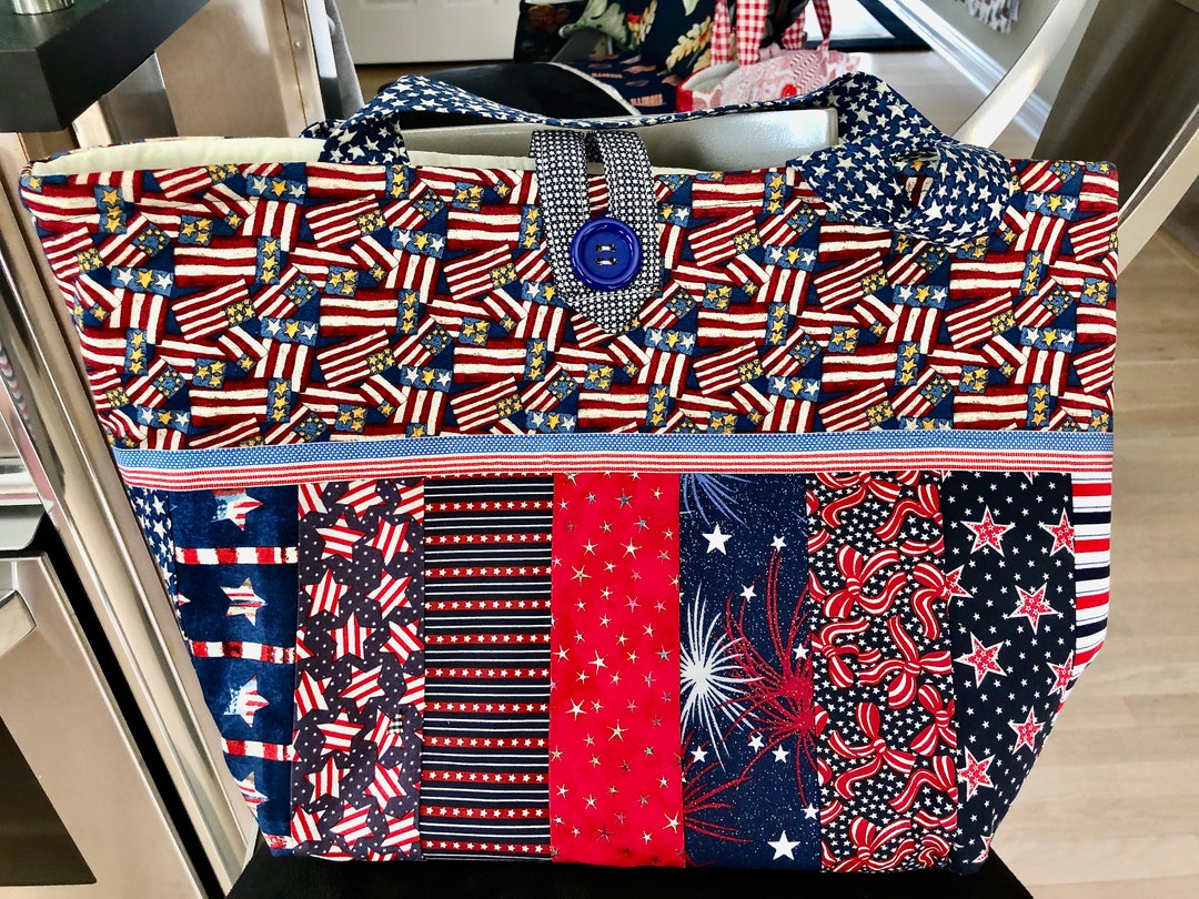 Patriotic Flags Stars Fourth 4th of July Red White Blue Stars - Etsy