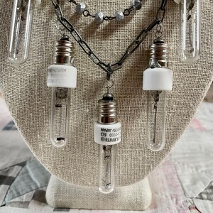 Steampunk Statement Light Bulbs Glass OOAK Assemblage Cha Cha Funky ...
