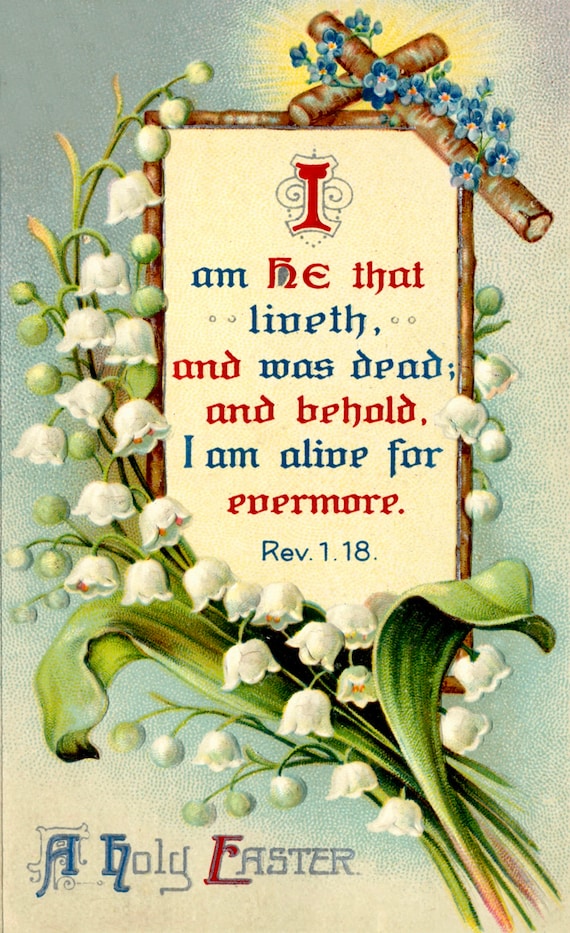 Vintage Easter Cards Religious Gifts From VictorianVoices.net: