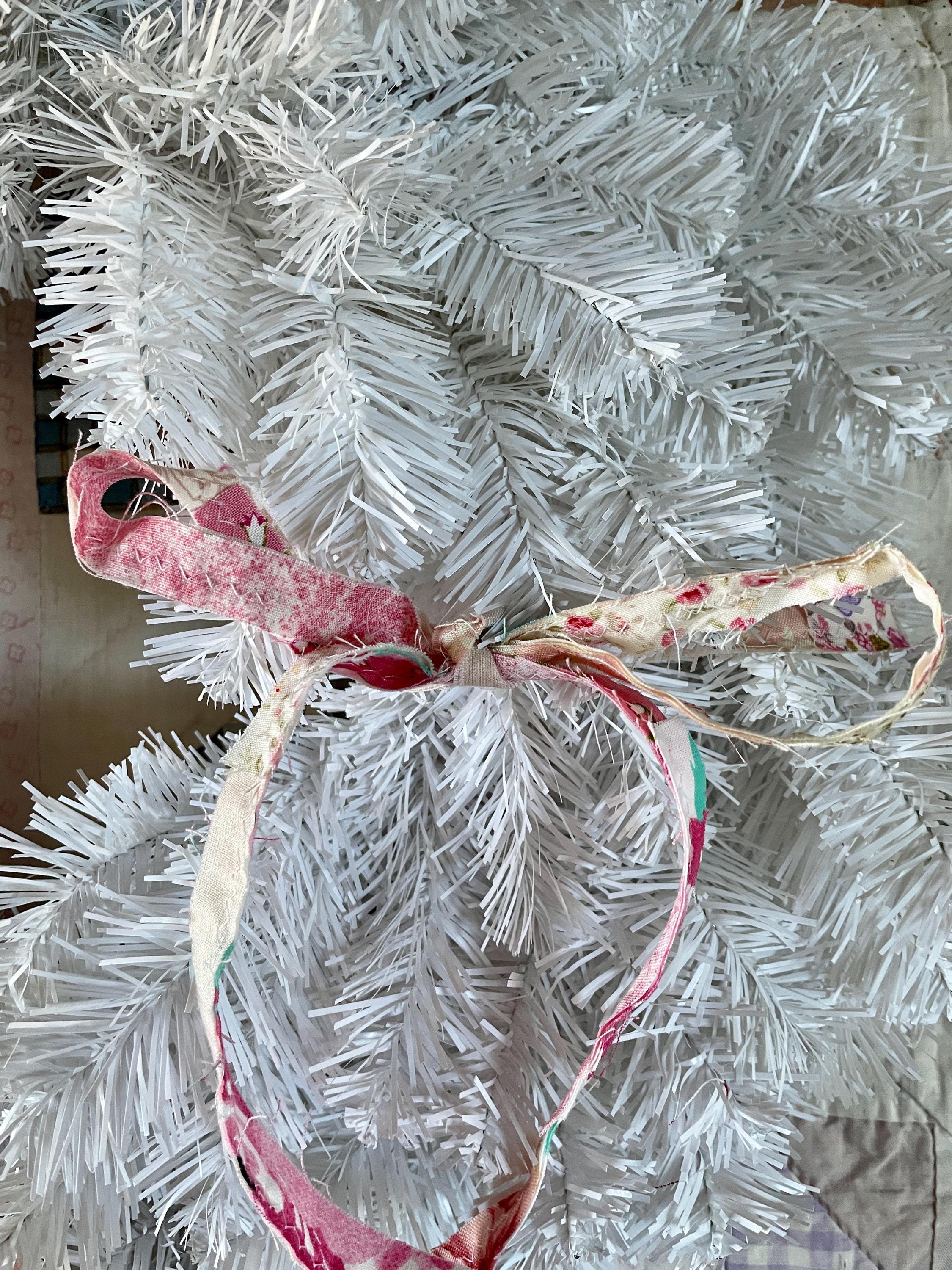 Pink Mauve Rag Ribbon: Tattered Edge Trim, Shabby Chic Craft - Etsy