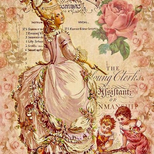 Vintage Marie Antoinette Pink Graphic Image Art Fabric Block - Etsy Vintage Marie Antoinette Pink Graphic Image Art Fabric Block - Etsy