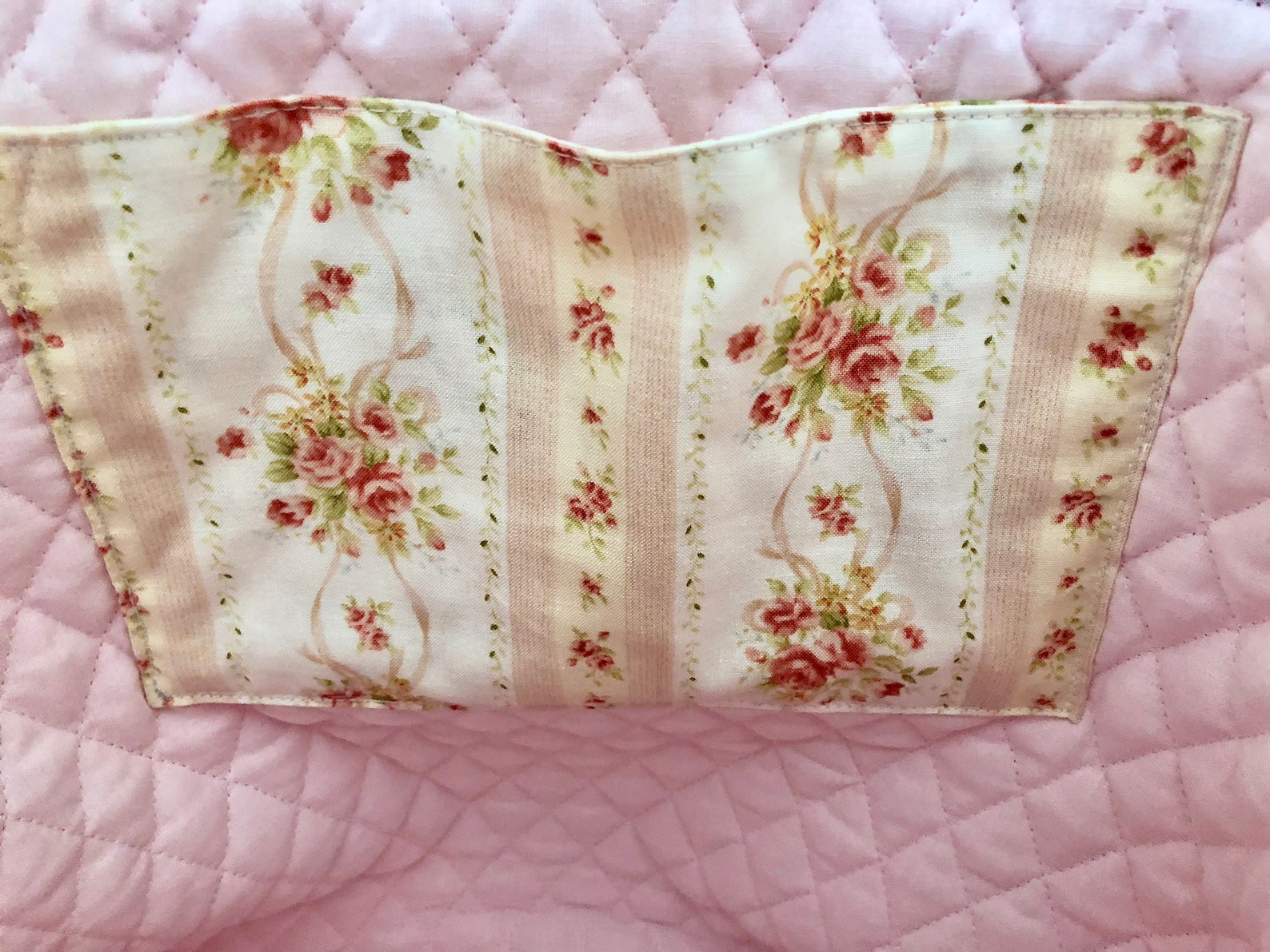 Mauve Blush Pink Cherubs Angels Tote Bag Handmade Quilted - Etsy