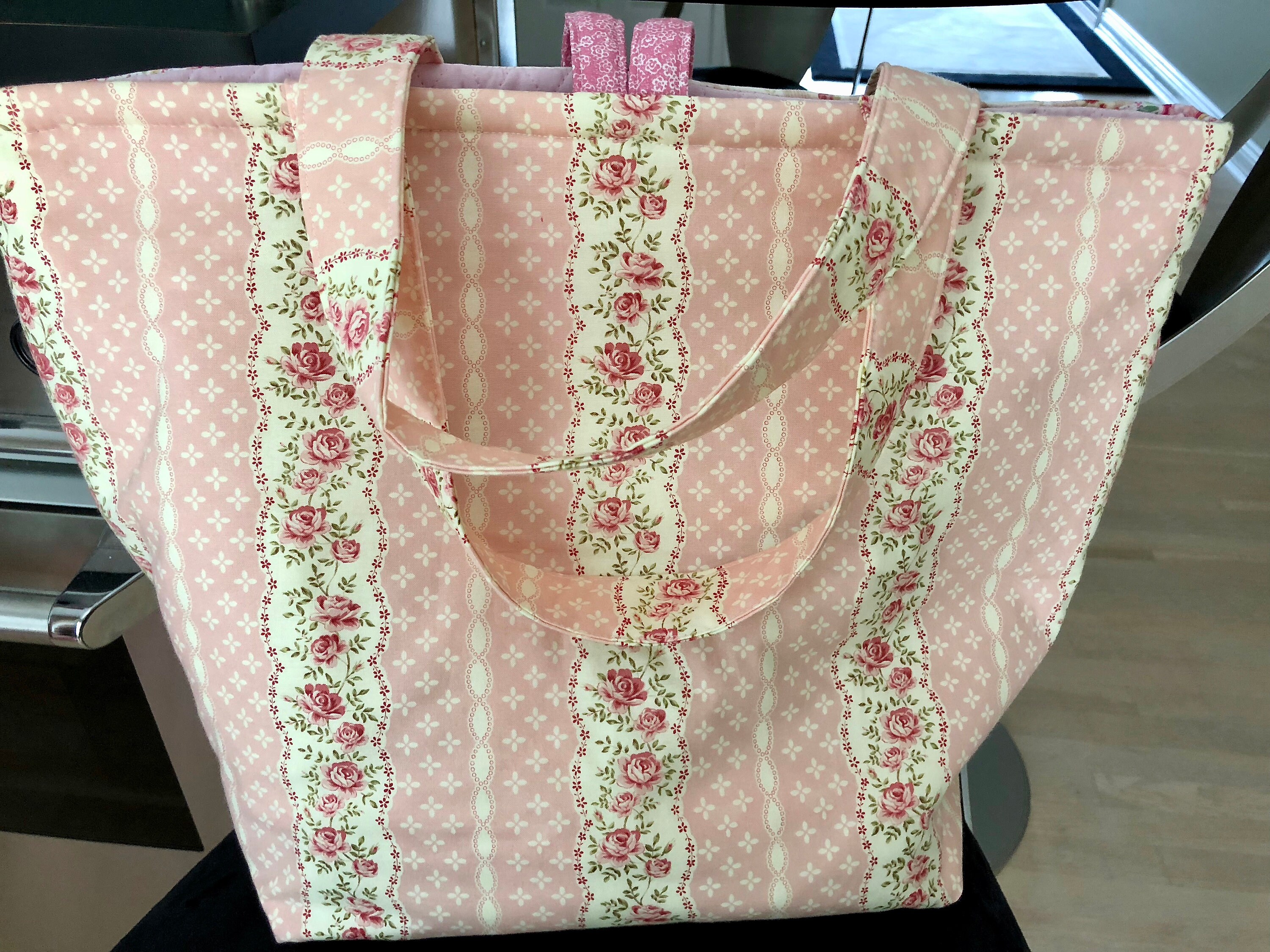 Mauve Blush Pink Cherubs Angels Tote Bag Handmade Quilted - Etsy