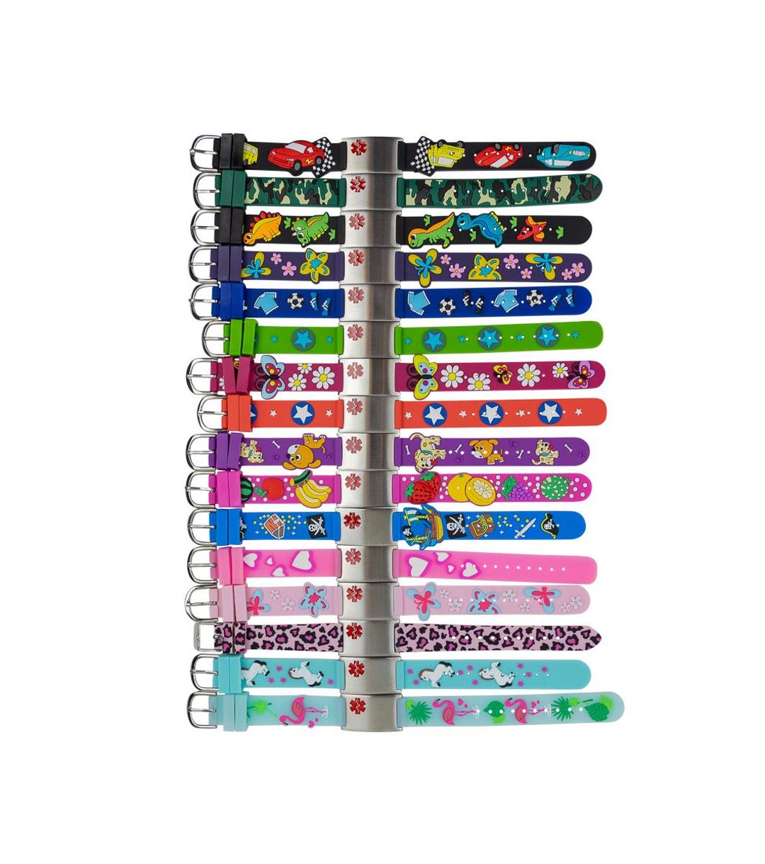 Medical Allergy Alert ID Bracelets for Kids - FREE SHIPPING - Etsy