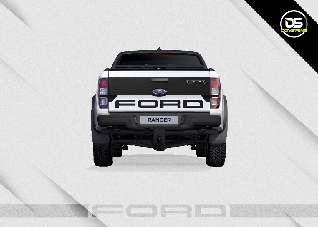 FORD / RAPTOR Logo Tailgate Decoration Sticker for Ford Ranger III From ...