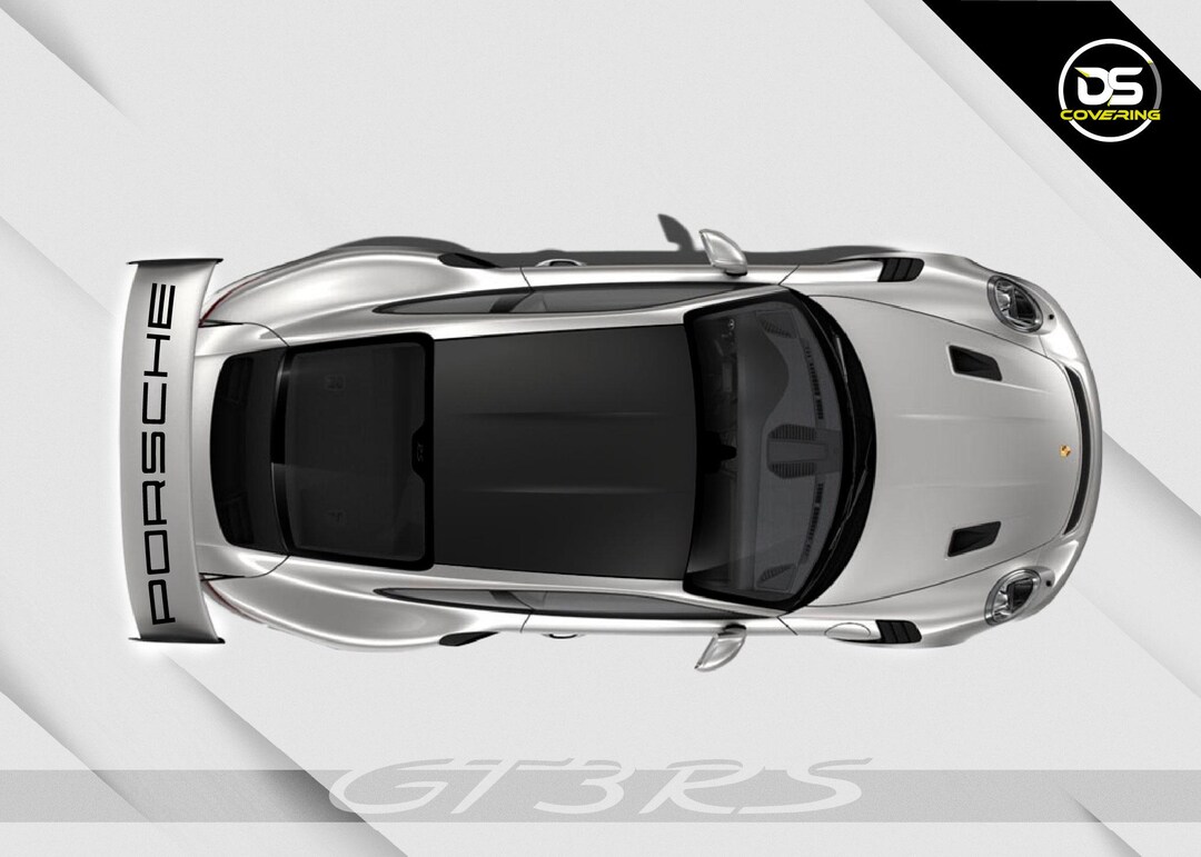 Sticker Logo porsche Spoiler Porsche 911 GT3 RS/GT2 RS - Etsy