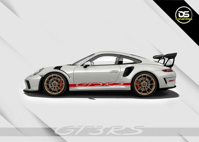 Porsche 911 GT3 RS Sticker Stripes - Etsy Australia