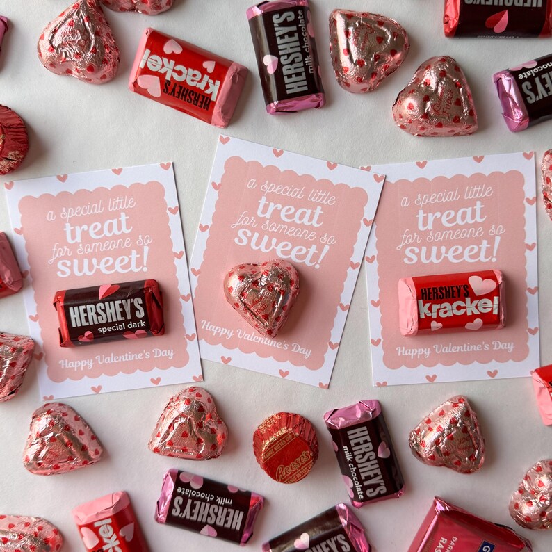 Valentine's Day Treat Cards; Valentines Day Cards; Valentines Gifts ...