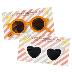 Sunglasses Valentine's Card, Cute Valentine's Cards for Kids, Valentine ...