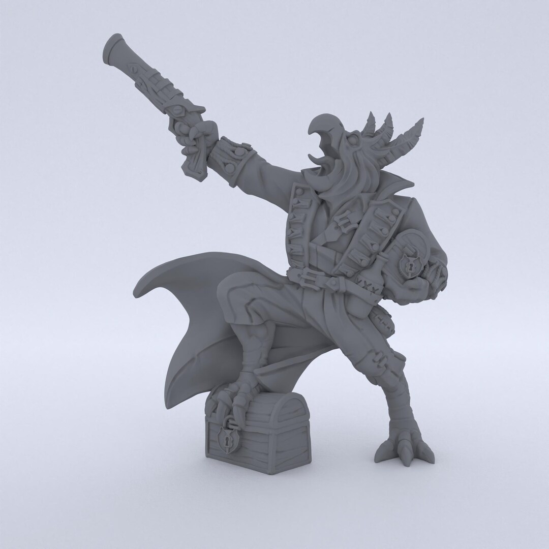 Artisan Guild Gyros Flintlock Fantasy Mini Figurine Dnd Gaming ...