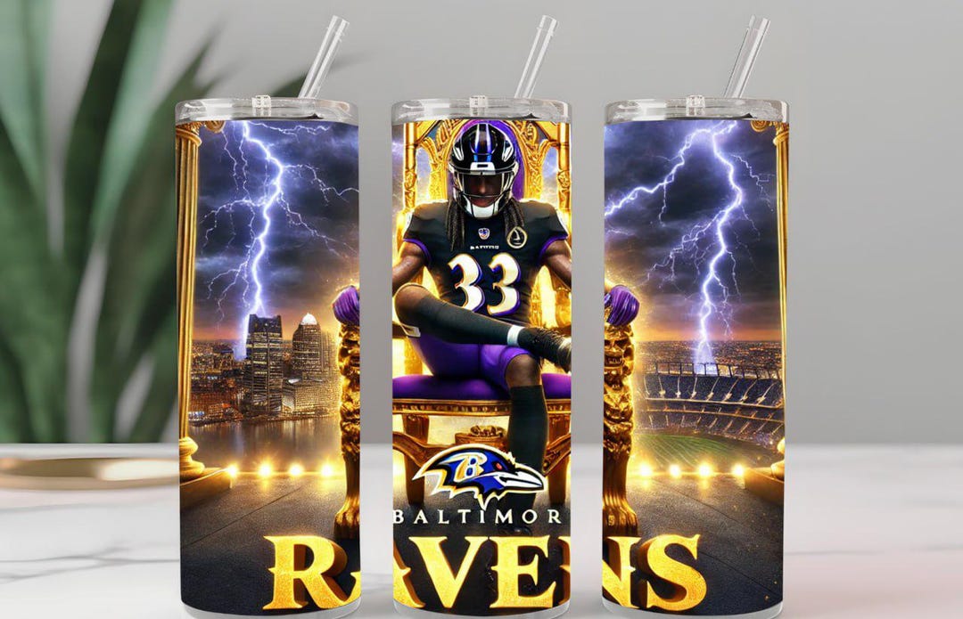 Raven 20oz Skinny Tumbler Wrap PNG, Sport 20oz Tumbler PNG, Mascot ...