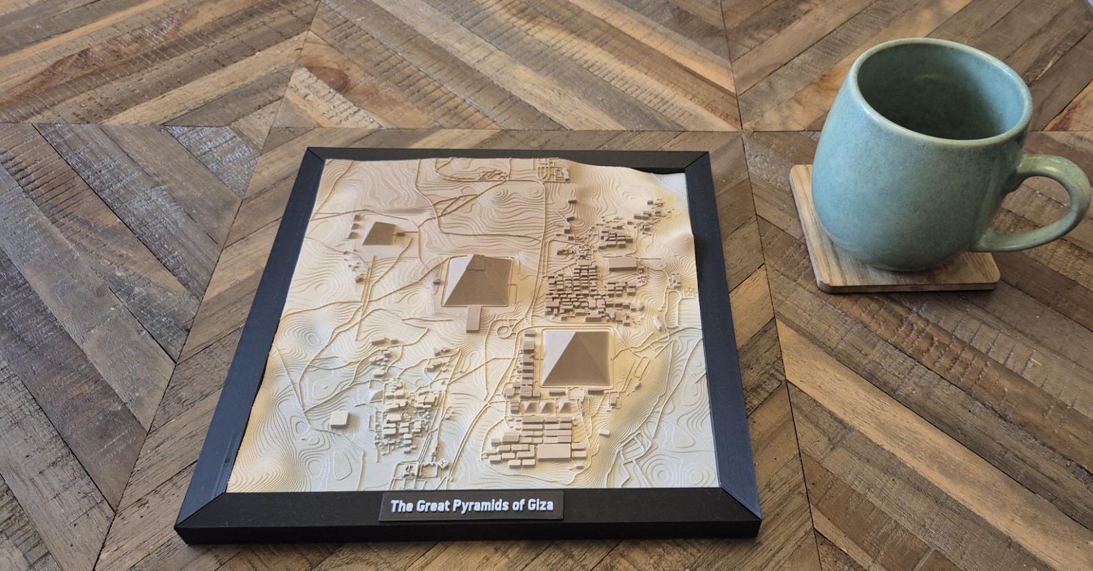 3D Great Pyramids of Giza Wall Art – Ancient Egypt Decor - Etsy