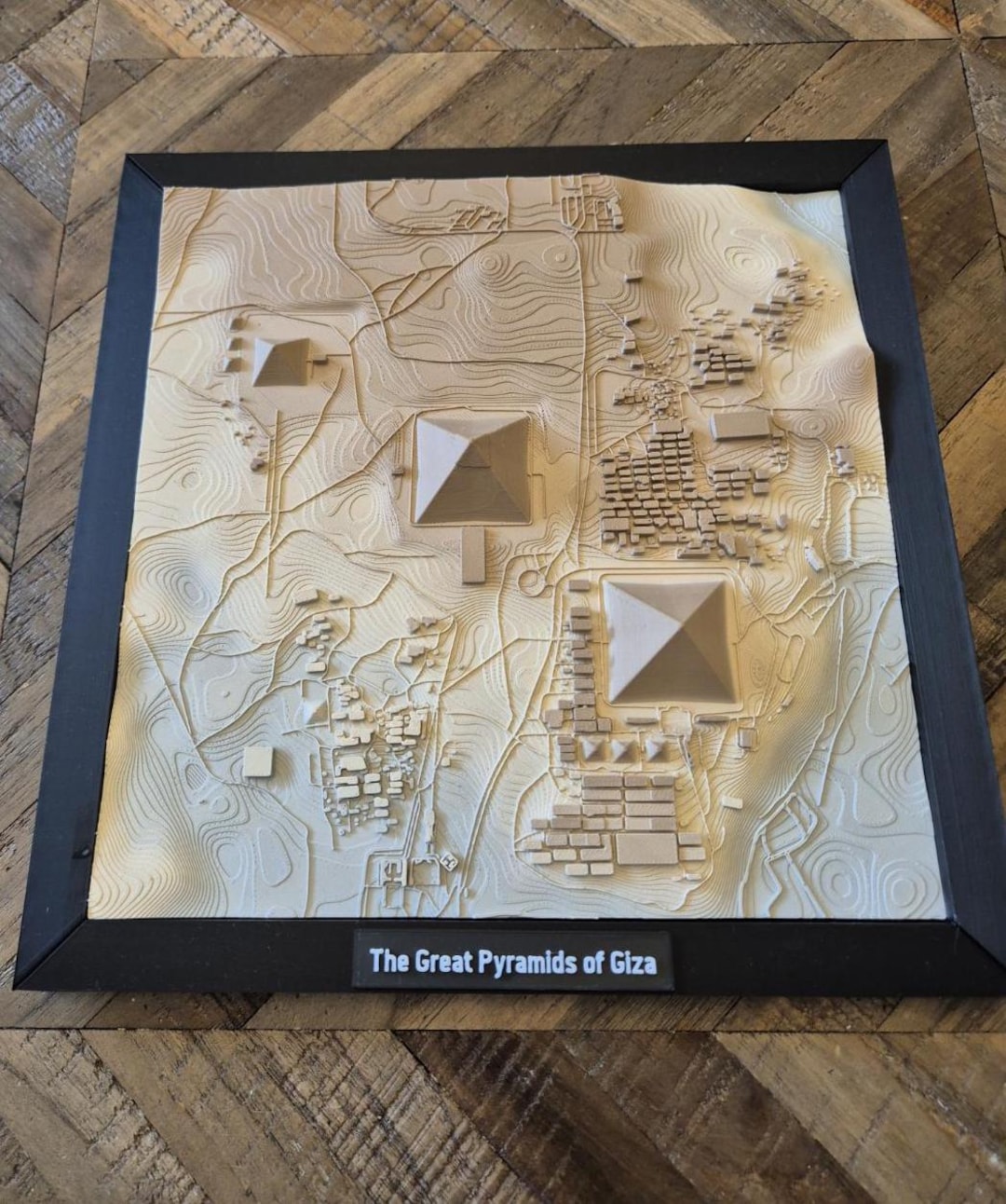 3D Great Pyramids of Giza Wall Art – Ancient Egypt Souvenir ...
