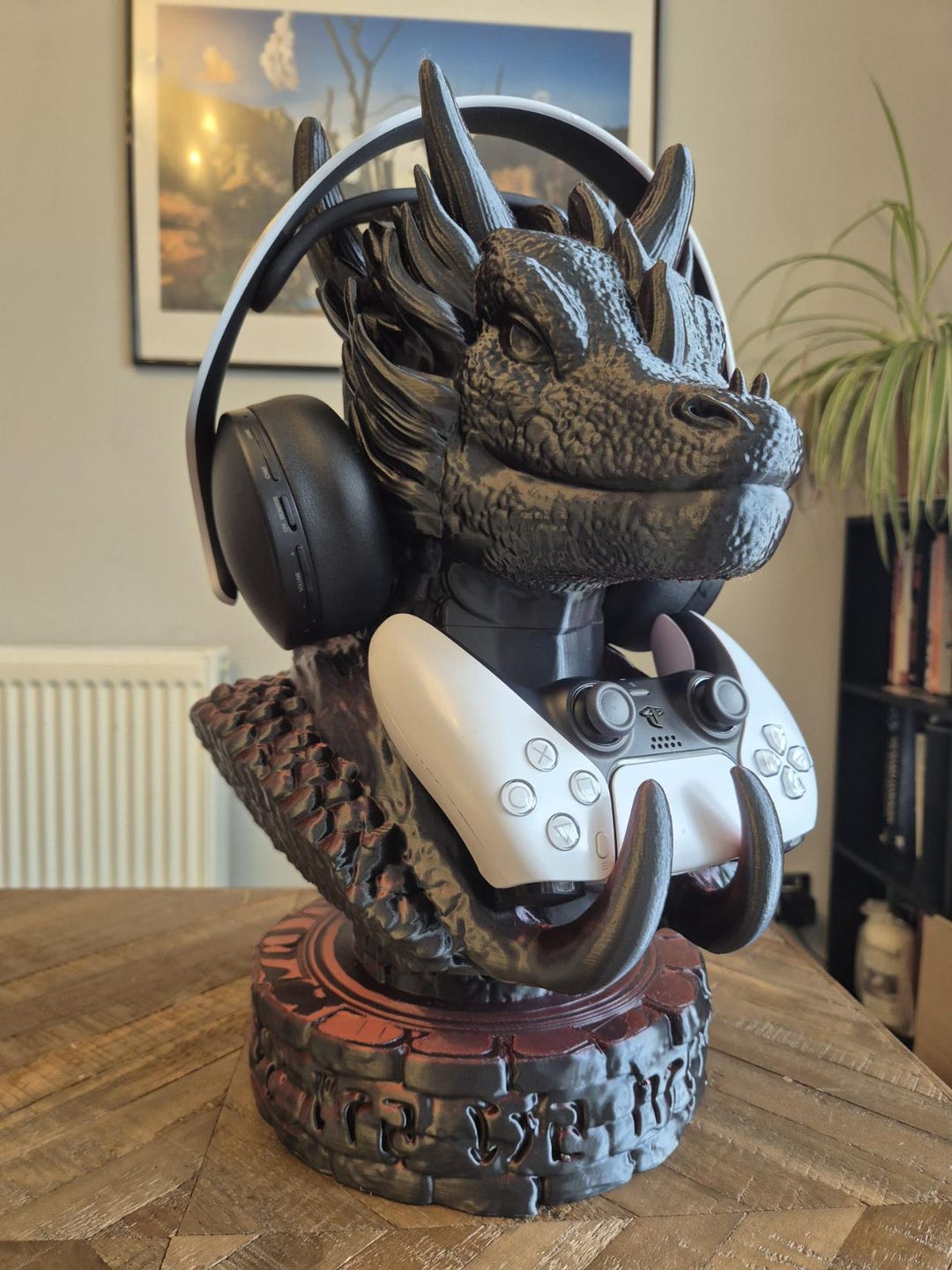 Legendary Dragon Gaming Stand – Headphone & Controller Holder | Fantasy ...